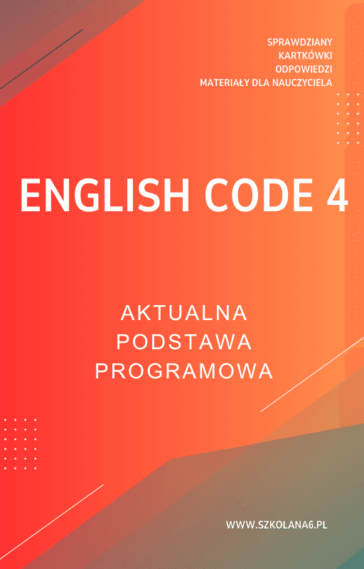 English Code 4 Sprawdziany - Sprawdziany z odpowiedziami