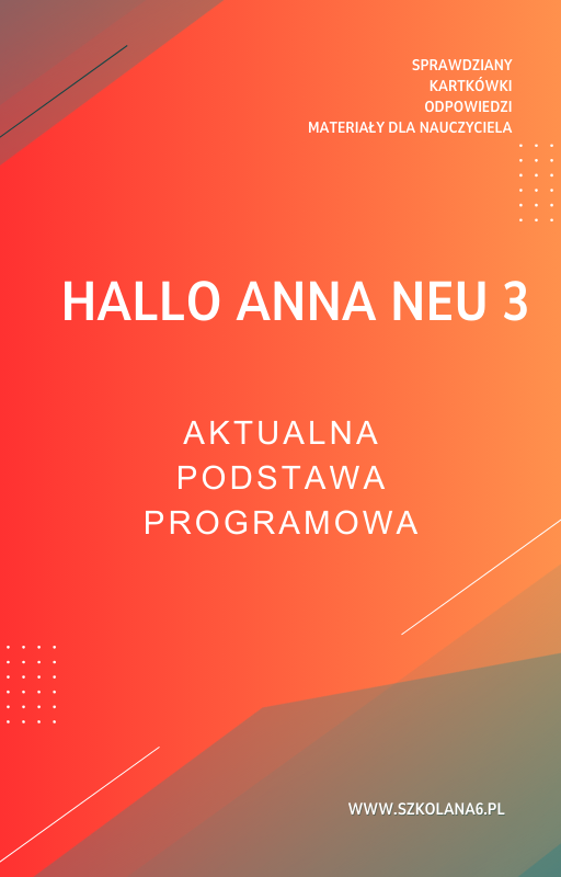 Hallo Anna Neu 3 Sprawdziany - Sprawdziany z odpowiedziami