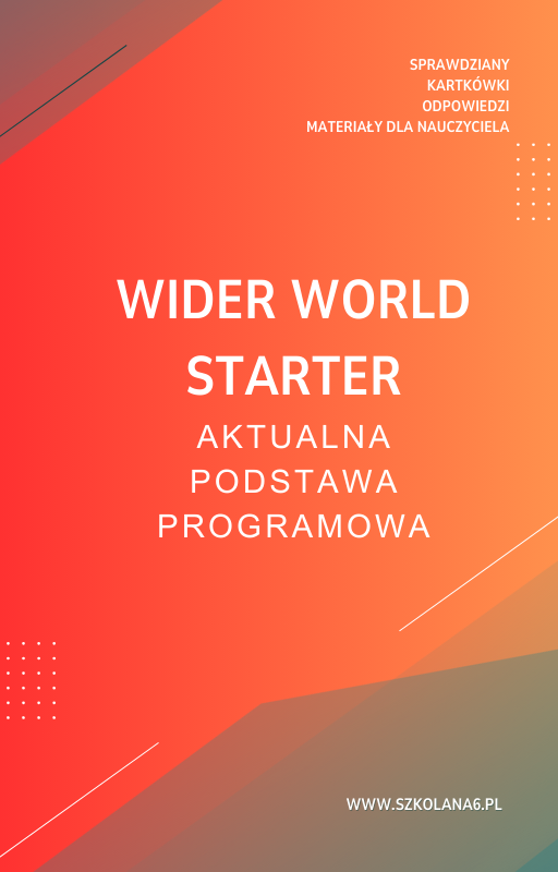 Wider World Starter Sprawdziany - Sprawdziany z odpowiedziami