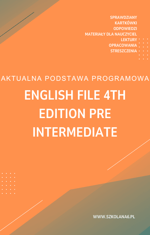 English File 4th edition Pre intermediate Sprawdziany - Sprawdziany z ...